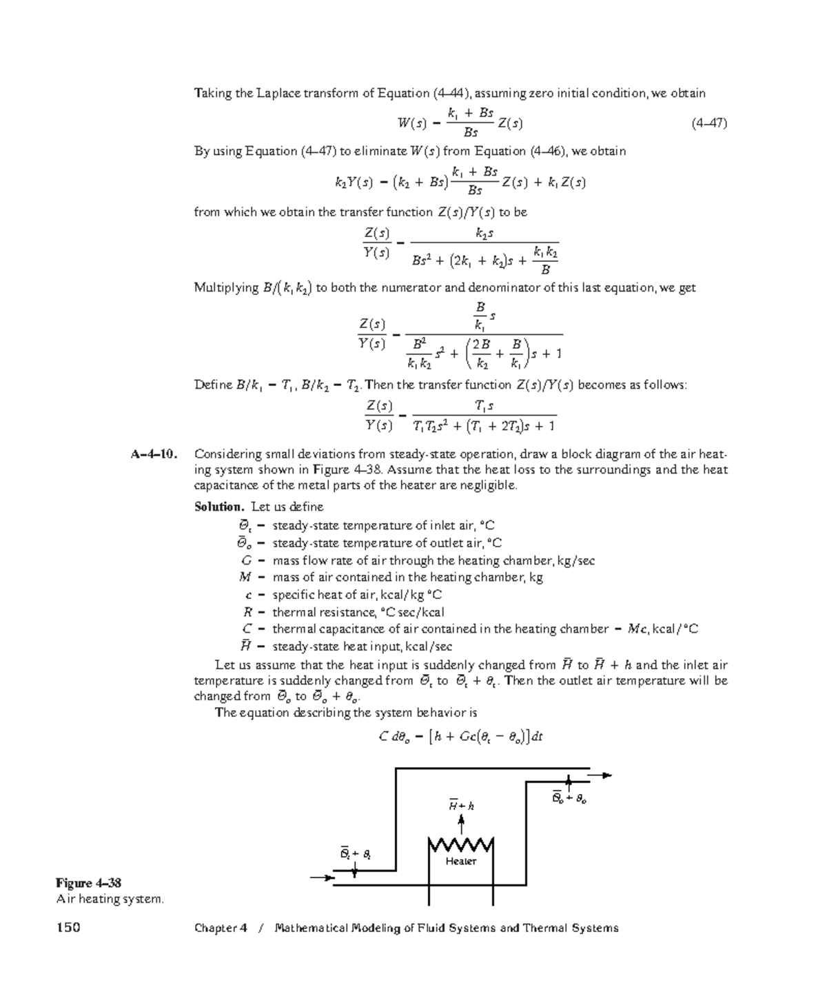 Modern control engineering-33 - 150 Chapter 4 / Mathematical Modeling of Fluid Systems and ...