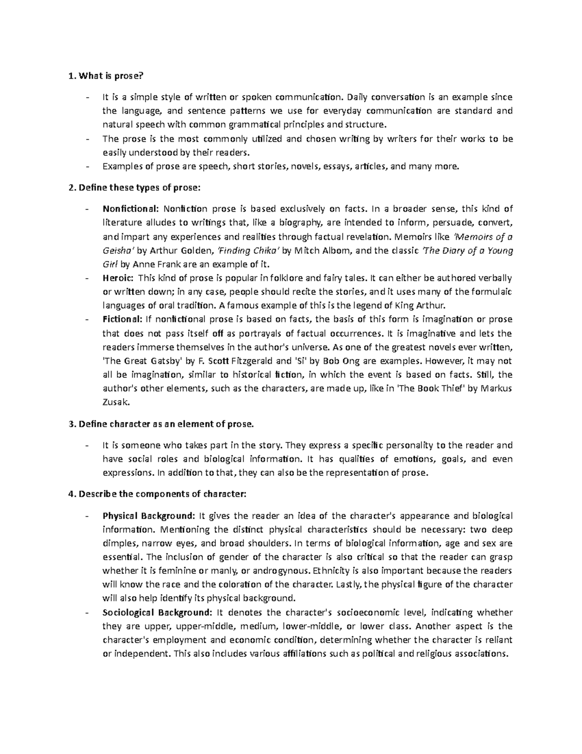 Prose - What is prose? It is a simple style of written or spoken ...