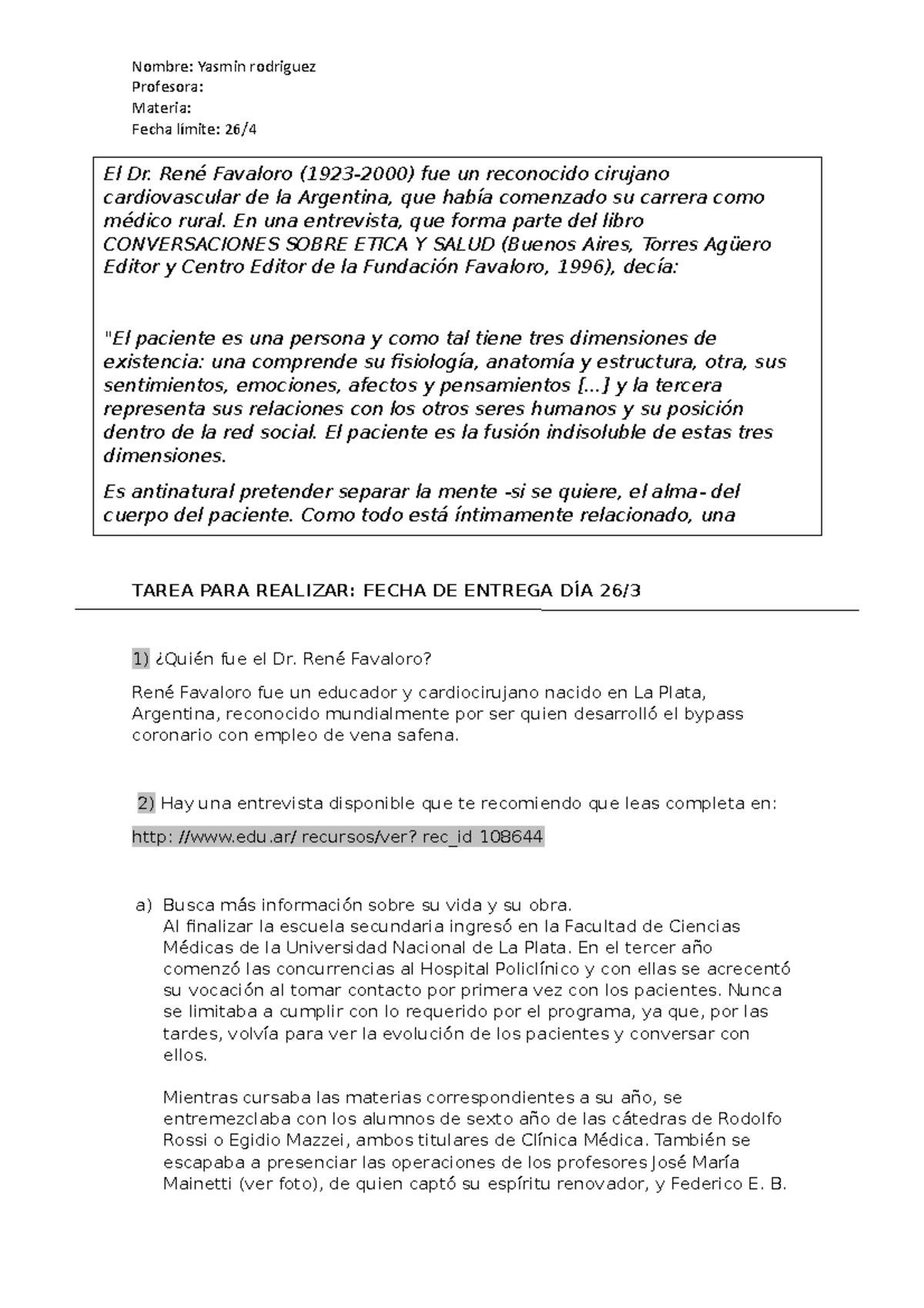 Rene favaloro fdgv wre erwg e4greqqr grq ewfqgvr erfgv - Nombre: Yasmin ...