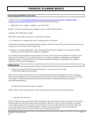01 Personal Finance Definitions - Definitions: Personal Finance and ...