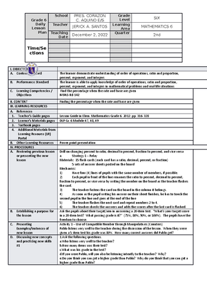 COT Grades 6 Math Q3 - please this could be helpful for the uploader ...