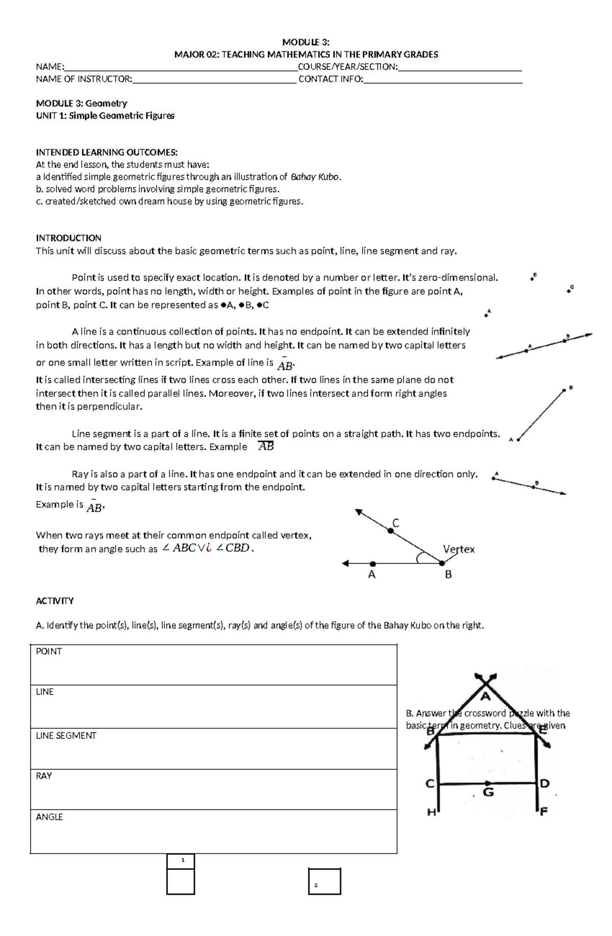 [Template] Major 2 Module 3 - MODULE 3: MAJOR 02: TEACHING MATHEMATICS ...
