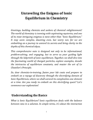 Understanding Equivalent Concept in Chemistry - Introduction to the ...