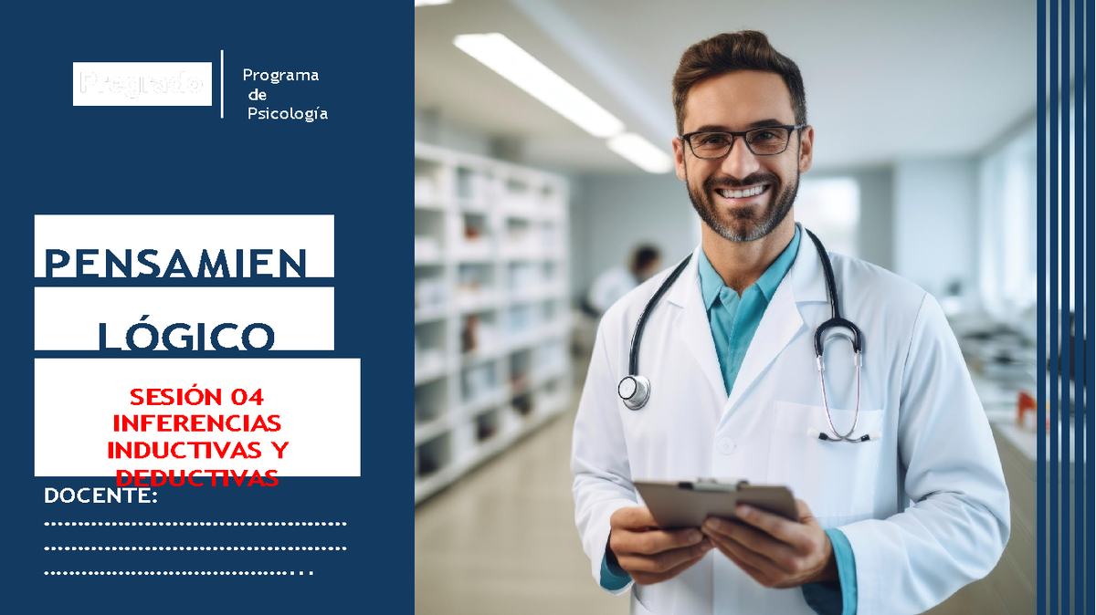 PPT Sesion 04 2024 - Tagged - Programa de Psicología PENSAMIEN LÓGICO ...