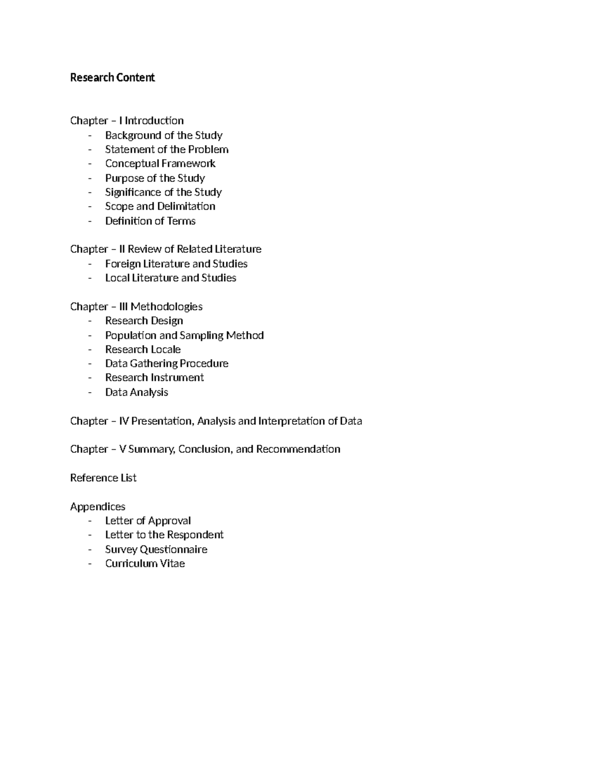 Research-Content-1 - Hope it helps you - Research Content Chapter – I ...