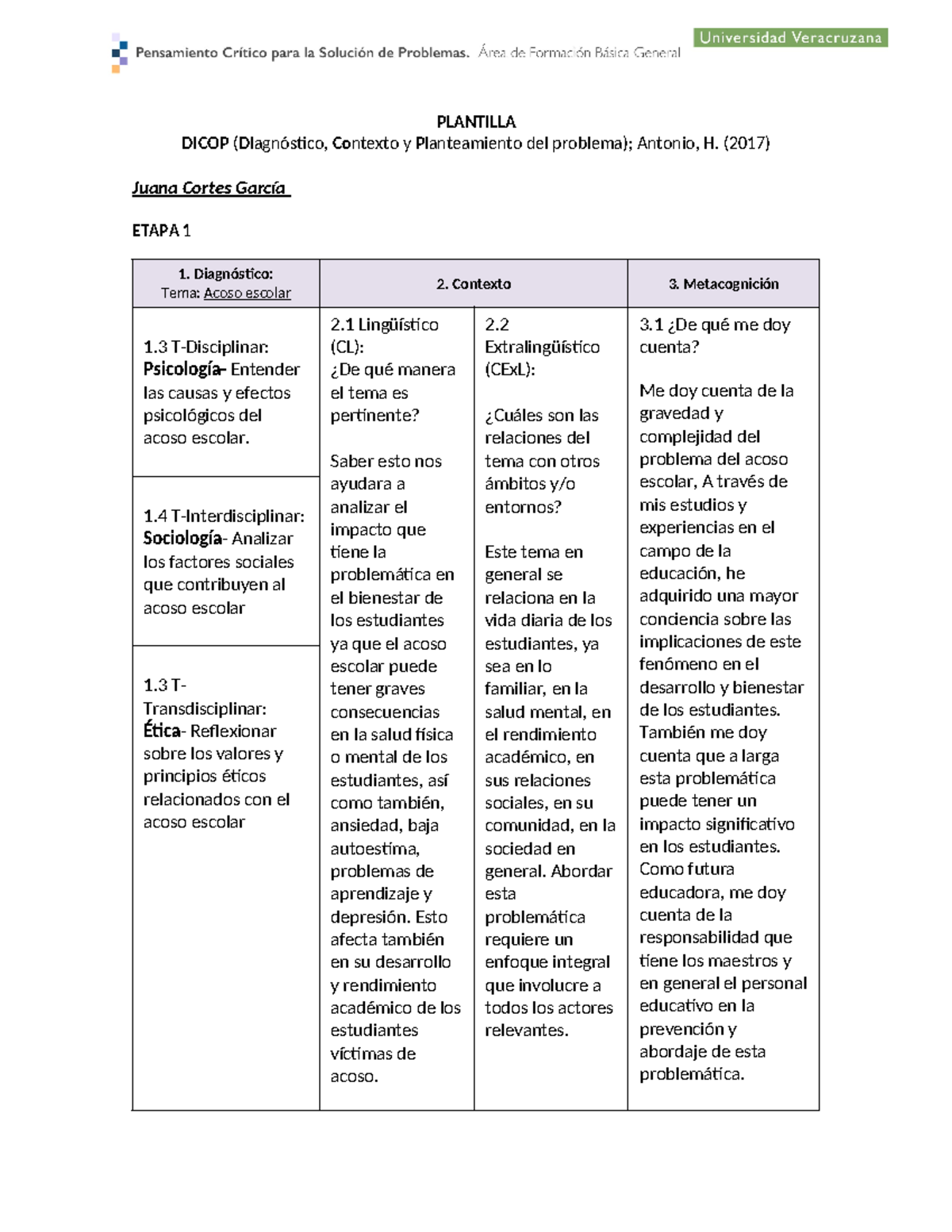 Act06. Plantilla Dicop - PLANTILLA DICOP (Diagnóstico, Contexto y ...
