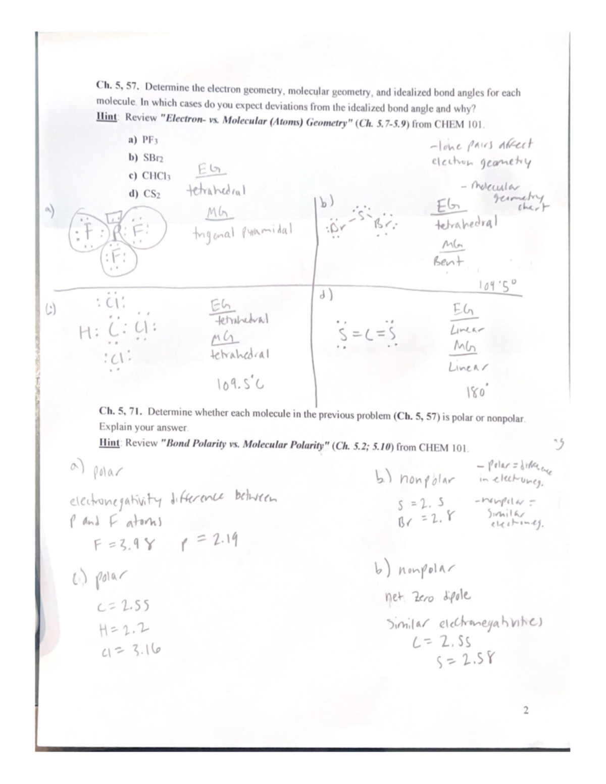 Chem 103 - recitation - CHEM 102 - Studocu