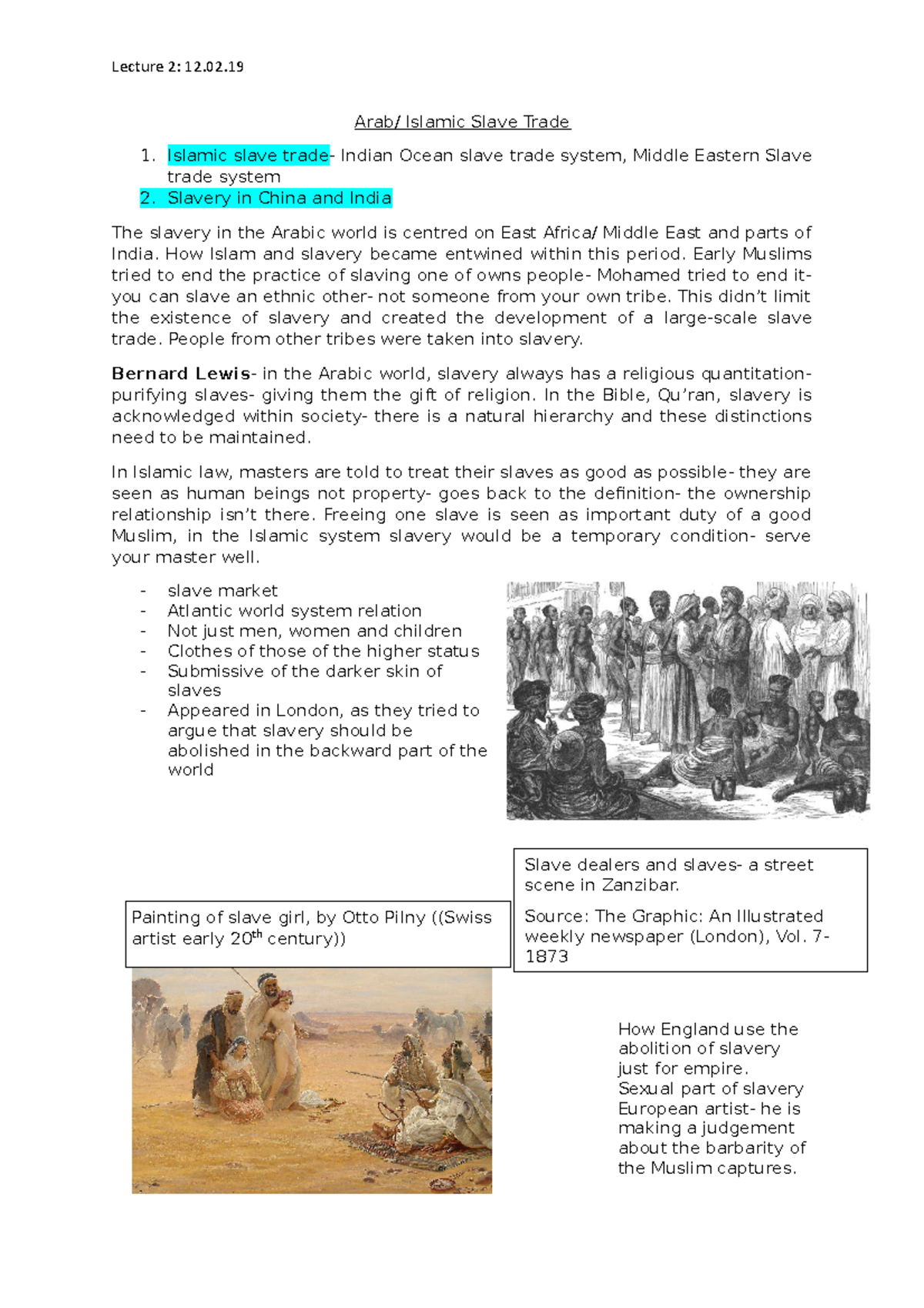 2- Arab and Islamic Slave Trade - Arab/ Islamic Slave Trade Islamic ...