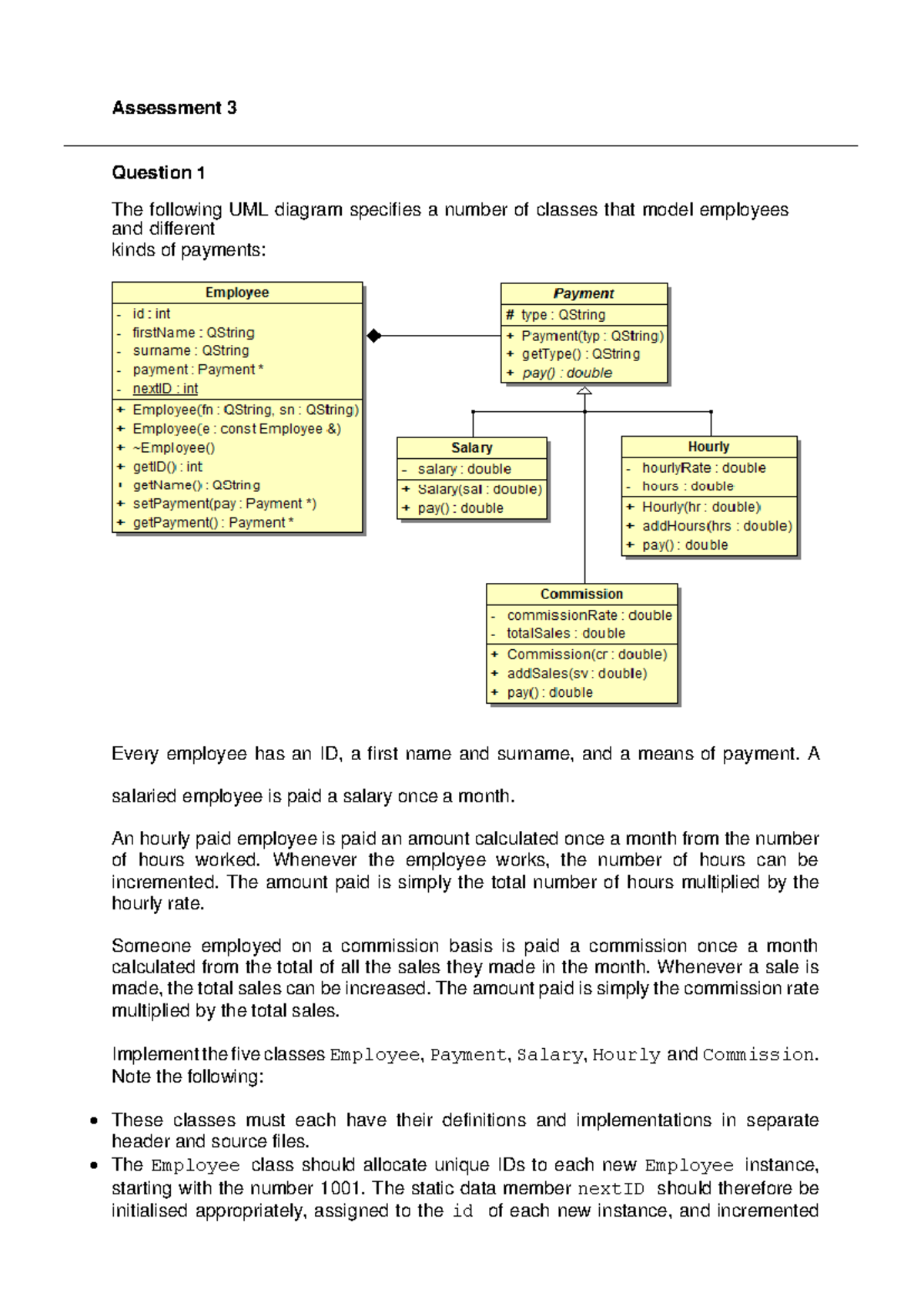 COS2614 Assessment 3 2024/2025: Enhancing Sorting Algorithms in C++ , - Assessment 3 Question 1 ...