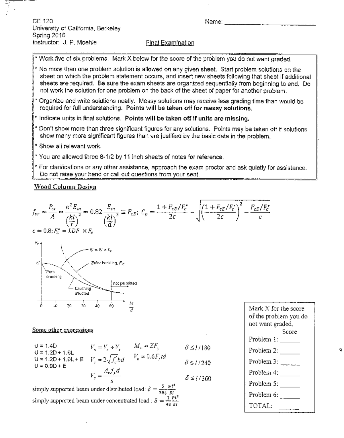 CE120-2016 S-Final Solution - CIV ENG 120 - Studocu