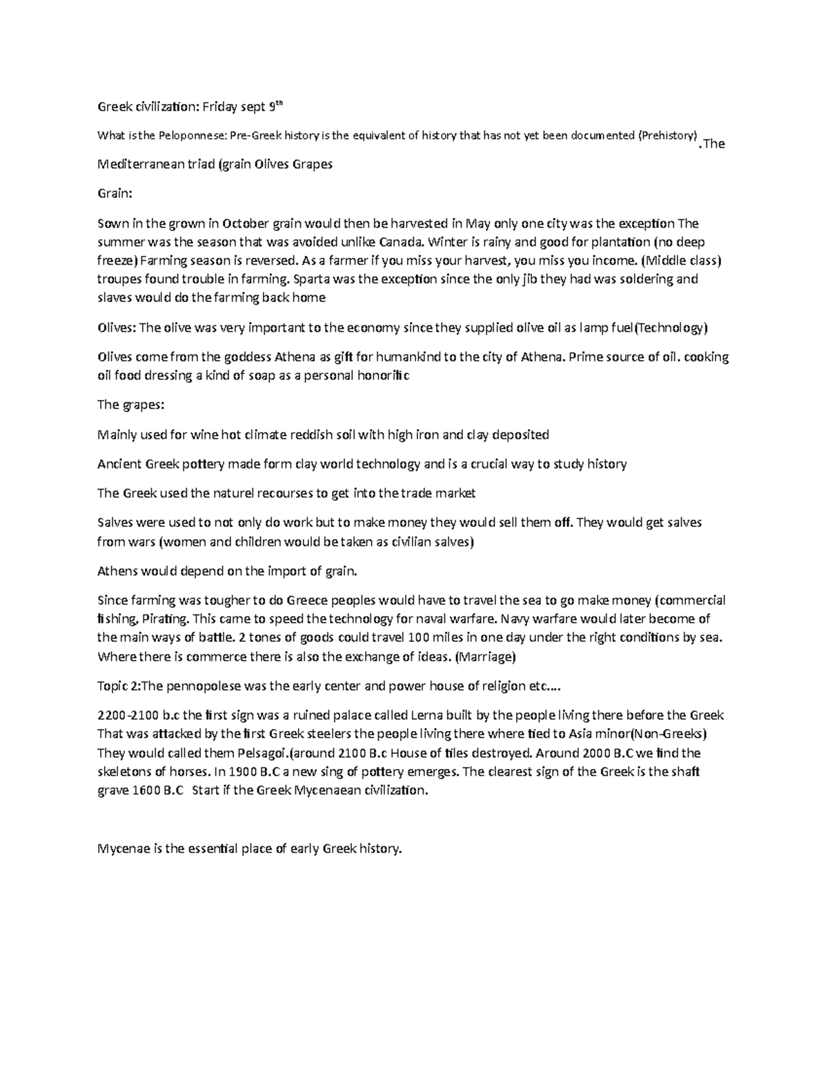 Greek civilization the The Mediterranean triad - Greek civilization ...