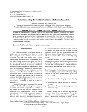 OR 6205 assignment 1 - OR 6205: Assignment 1 Question 1: A company ...
