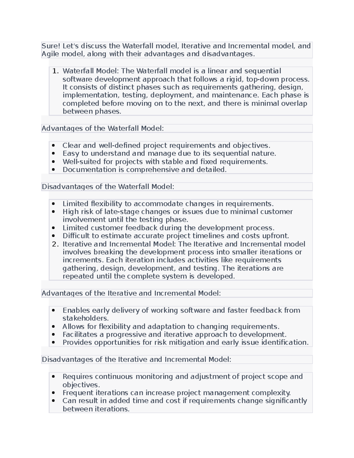 For the raoad - Summary notes on OOAD. - Sure! Let's discuss the ...