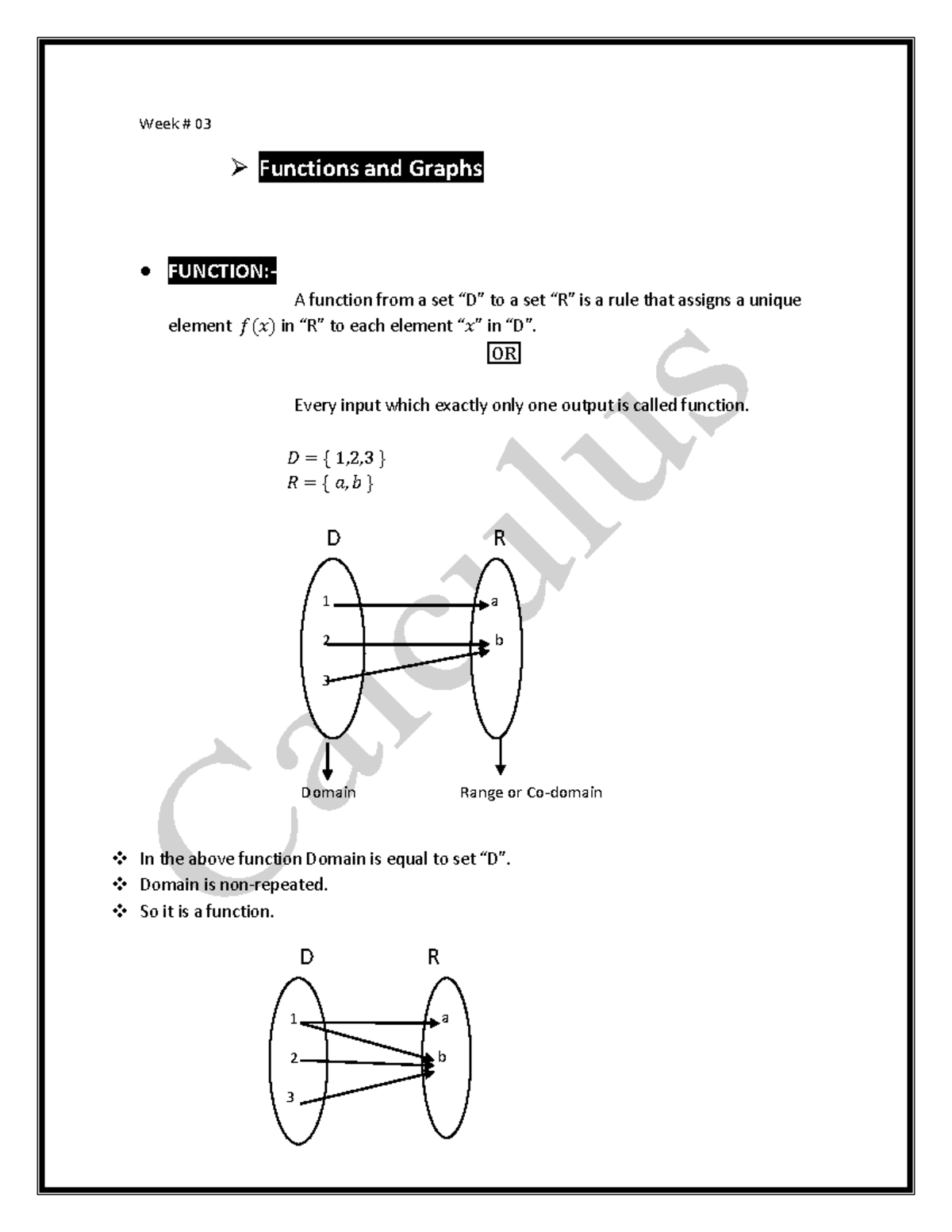 Week # 03 - This is notes which our teacher provided to us about the ...