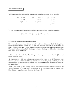 Practice descrete T7 - CS1231 TUTORIAL 7 Find the binary expansion of ...