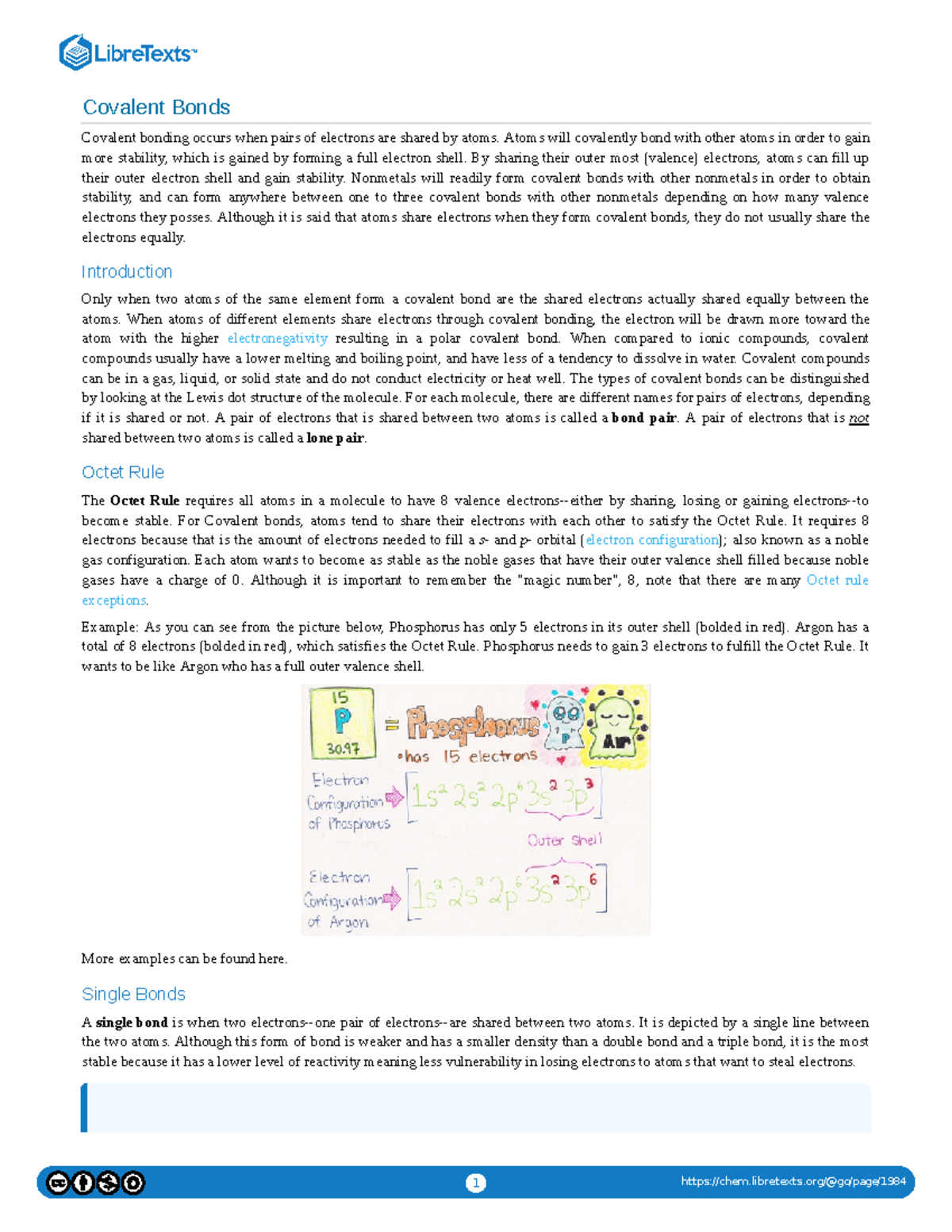 Covalent Bonds - Summary General Chemistry - Covalent Bonds Covalent ...