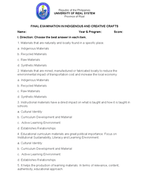 Detailed Lesson plan Rock Cycle - Detailed Lesson plan Subject: Earth ...