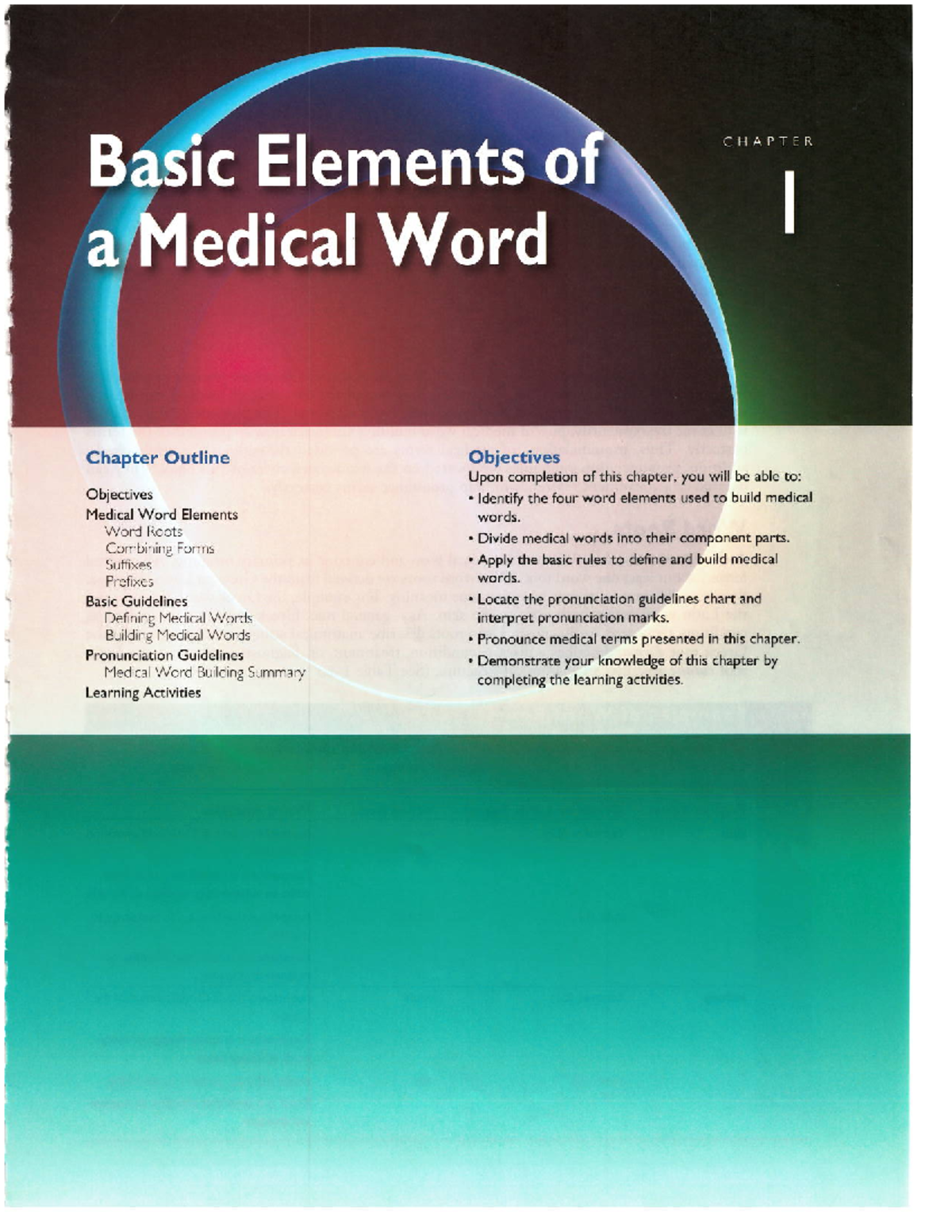 Ch 1 Basic Elements of a Medical Word - MDAST 321 - Studocu