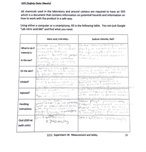 Experiment 2B- Ink Analysis Using Paper Chromatography - CHEM 1211 ...