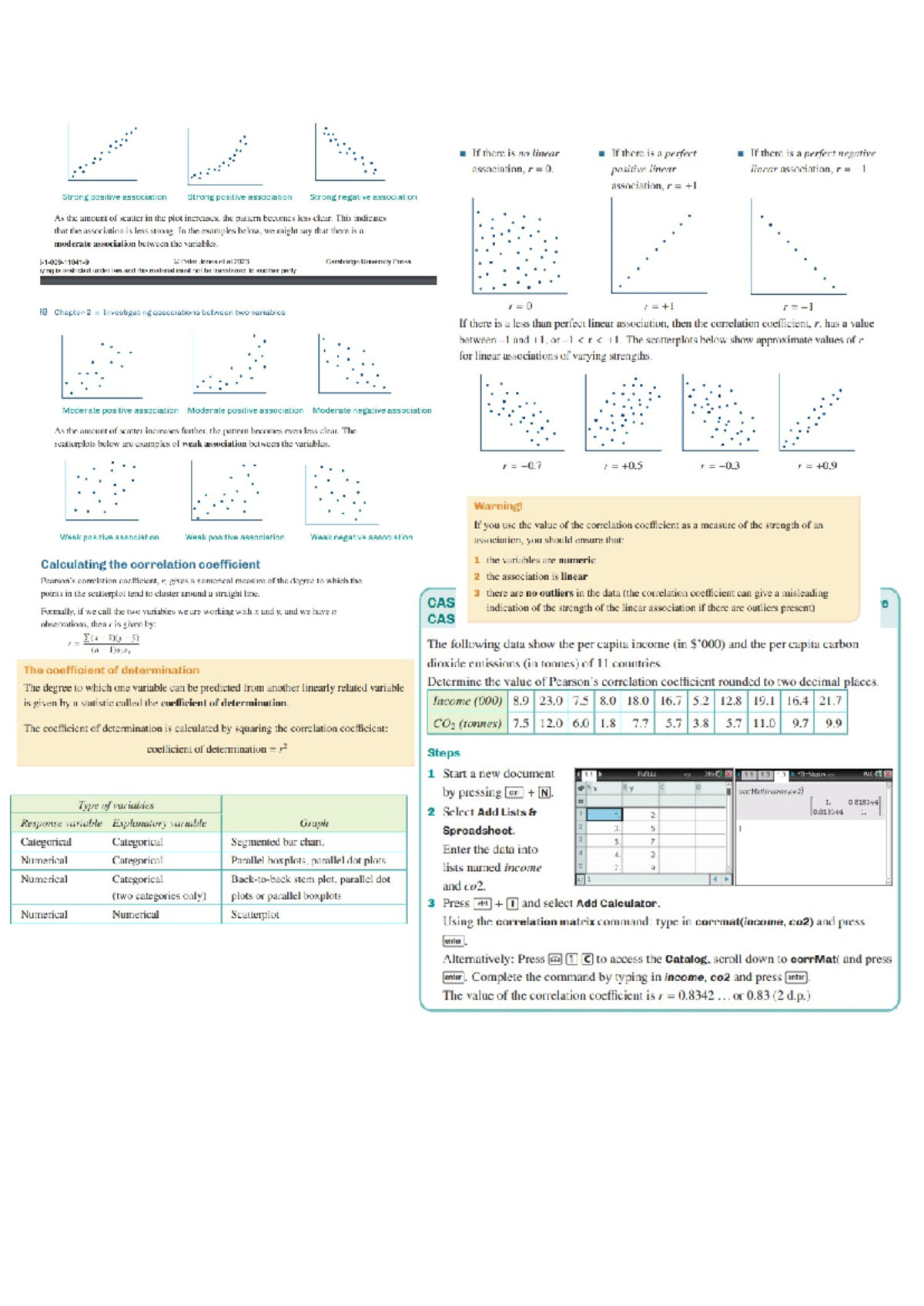 Bound REF - If there is no linear If there is a perfect If there is a perfect negative ...