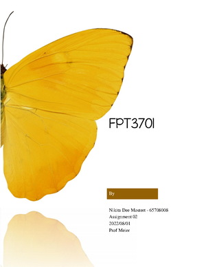 FPT3701- Assignment 2 - Module Code: FPT Unique Number: 747959 Due date: 01/08/ QUESTION 1 1 ...