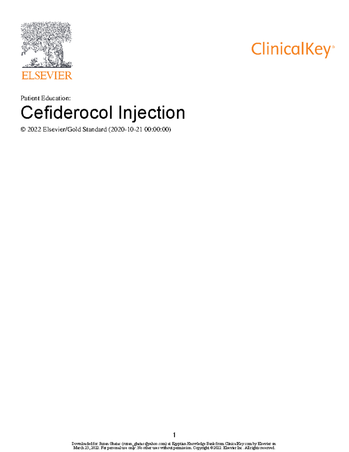 Patient Education - 2022-03-23T113951 - Patient Education: Cefiderocol ...