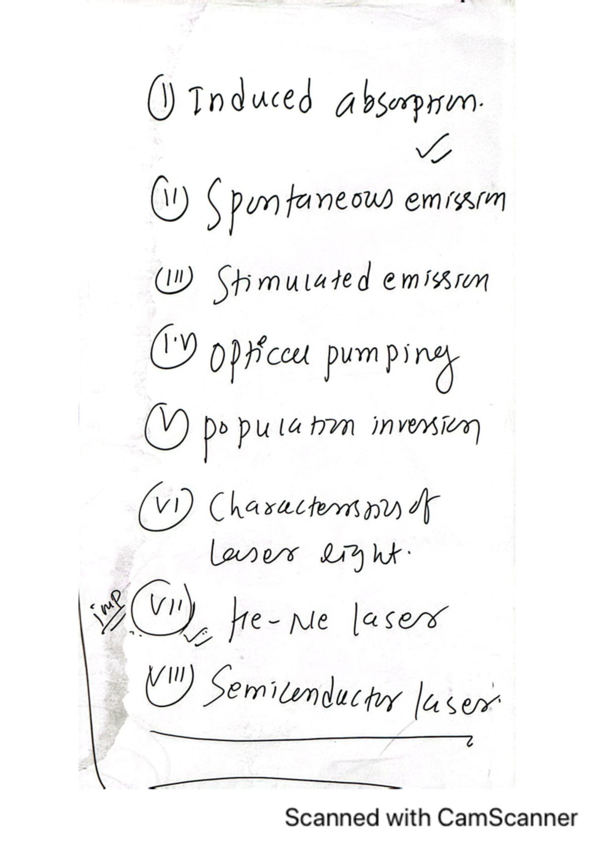 Physics-chapter-4 - Physics notes chapter -4 - Induced absorption ...