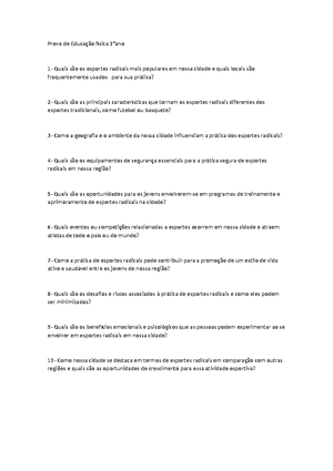 Exercícios DE Filosofia Sobre Aristóteles - REFORÇO ESCOLAR Profa ...