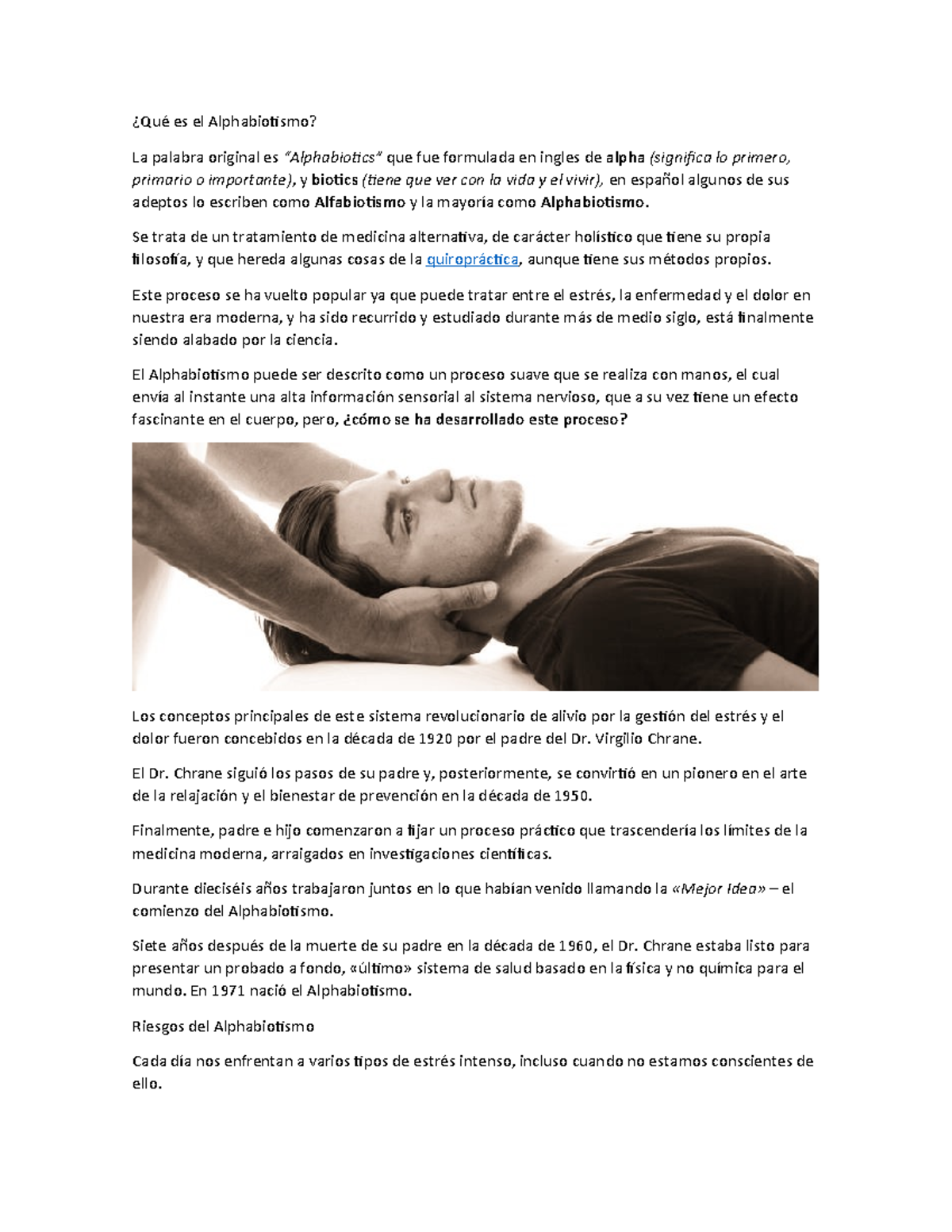 que es el alphabiotismo - ¿Qué es el Alphabiotismo? La palabra original ...