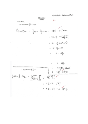 Chapter 6.2 voume cont. - MT 2413 - Studocu