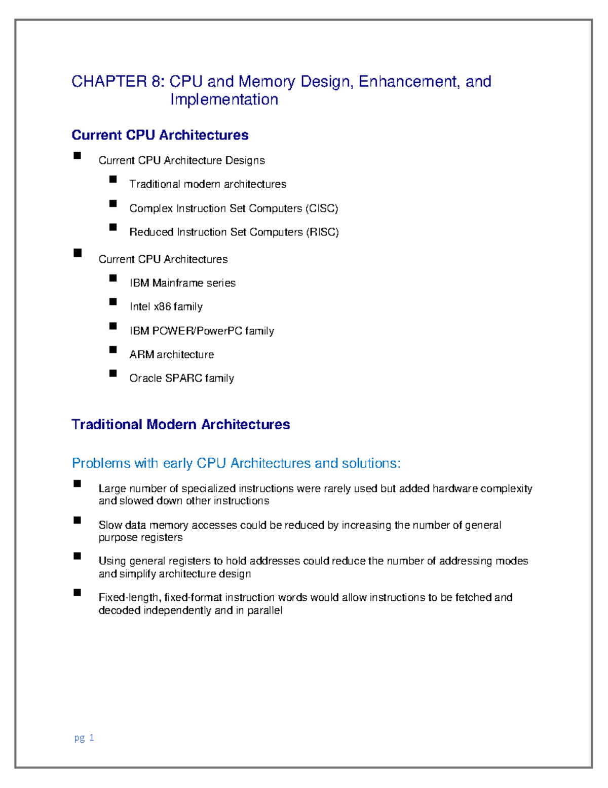 Ch8-CPU and Memory 2 - Warning: TT: undefined function: 32 CHAPTER 8: CPU and Memory Design ...
