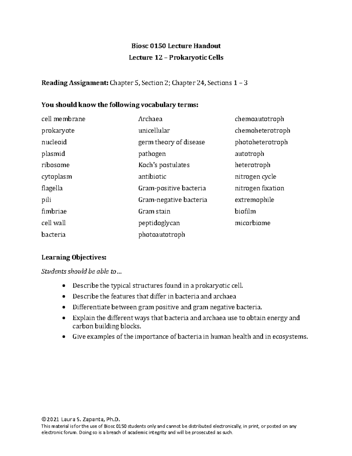 Kami Export - Lecture 12 Handout - ©2021 Laura S. Zapanta, Ph ...