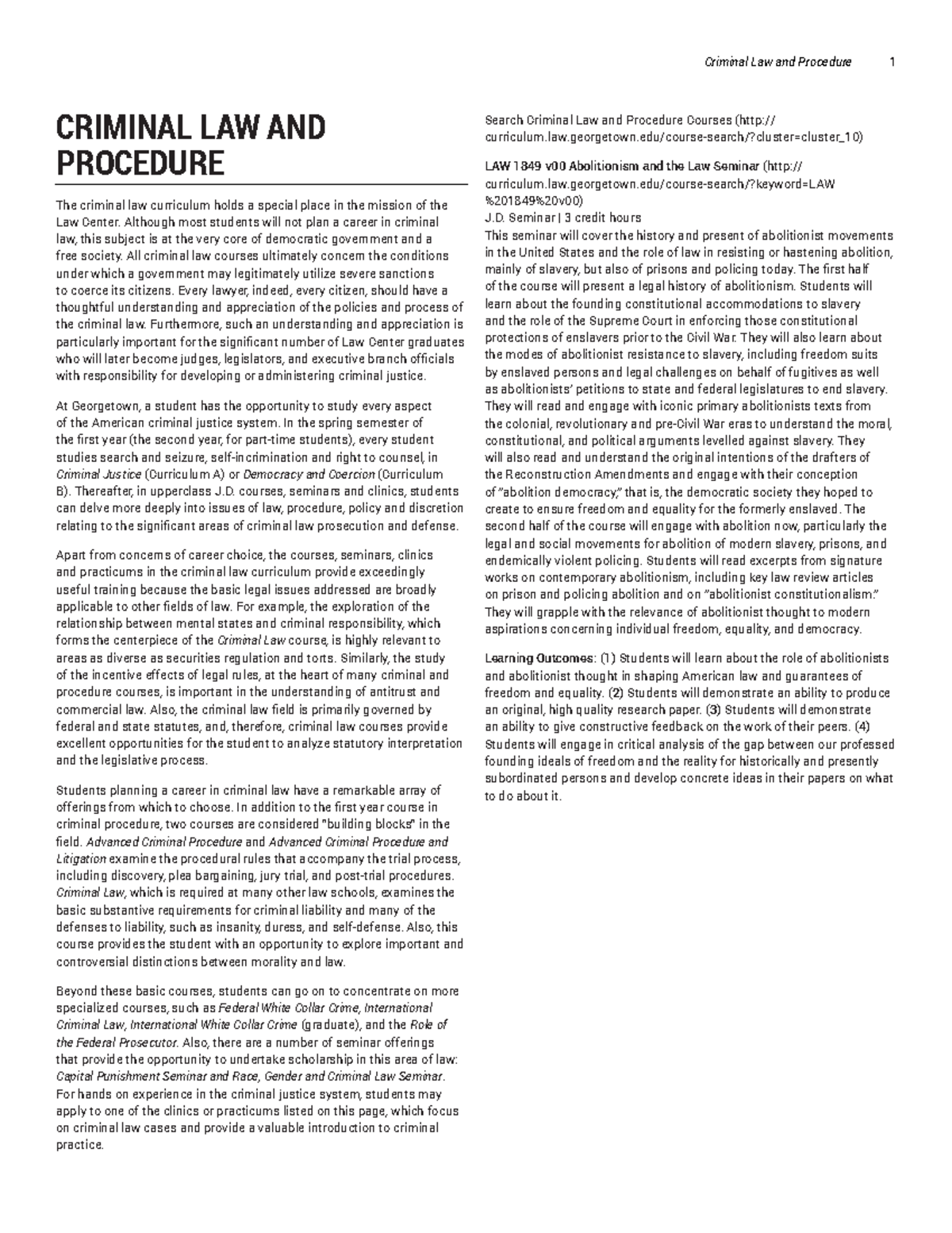 Criminal-law-procedure - CRIMINAL LAW AND PROCEDURE The criminal law ...