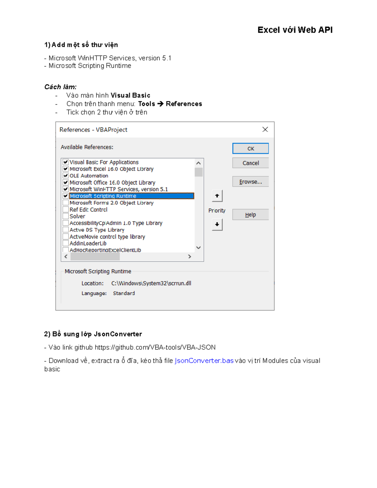 Excel với Web API - tin - Kiến trúc máy tính _ hợp ngữ - Excel với Web ...