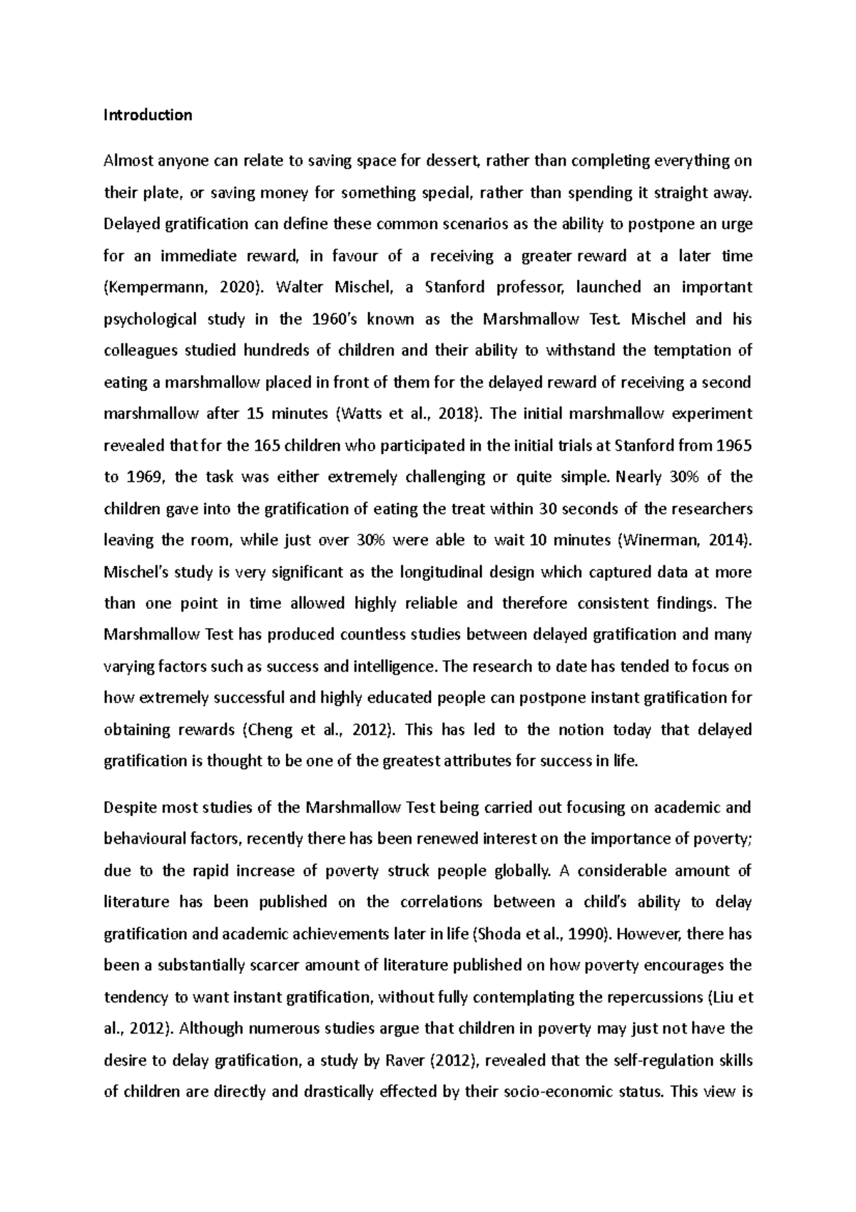 Assessment 2.1 Tijana Turic - Introduction Almost anyone can relate to ...