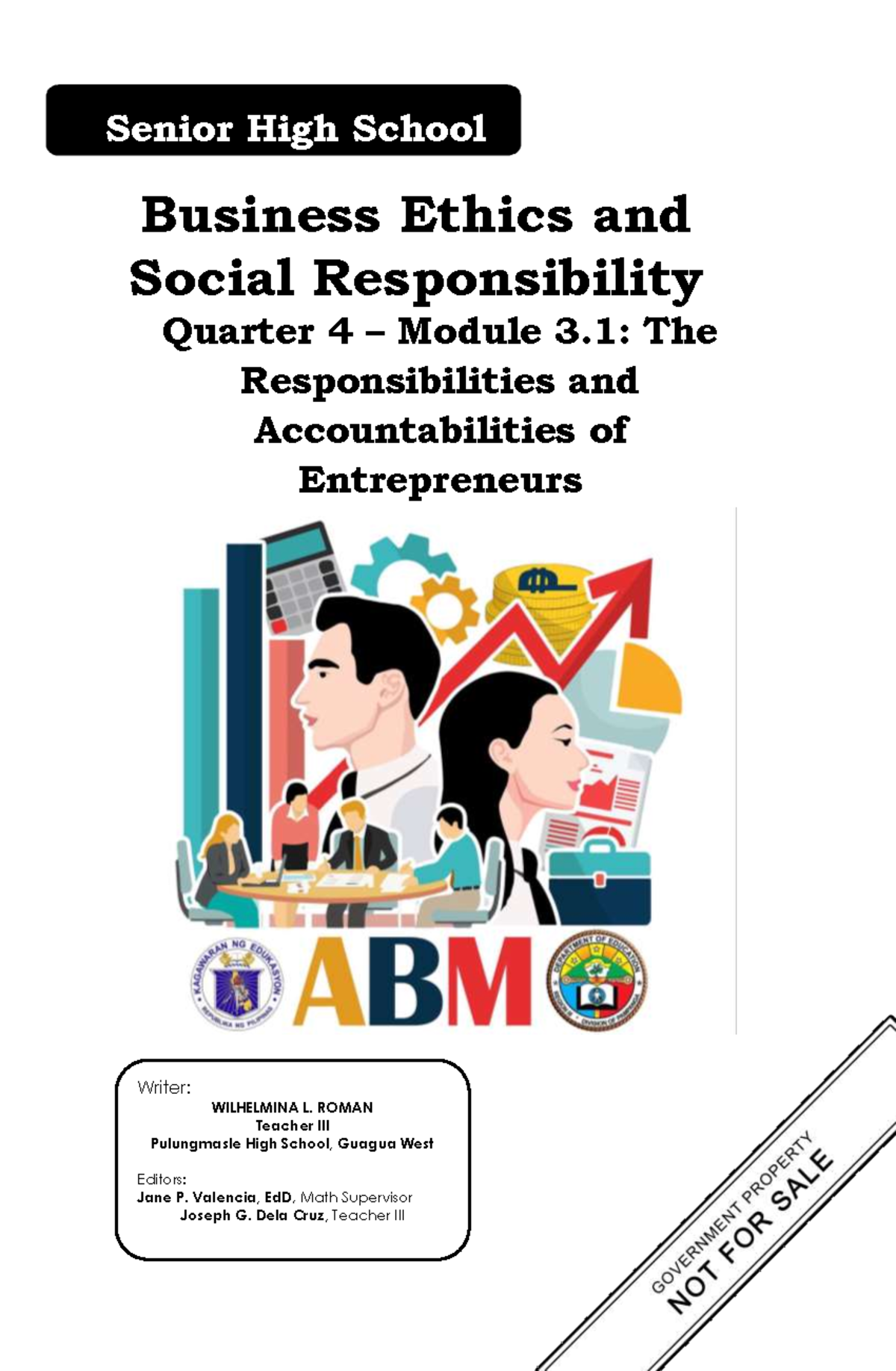 Q4W1 G12 Business Ethics - Senior High School Business Ethics and ...