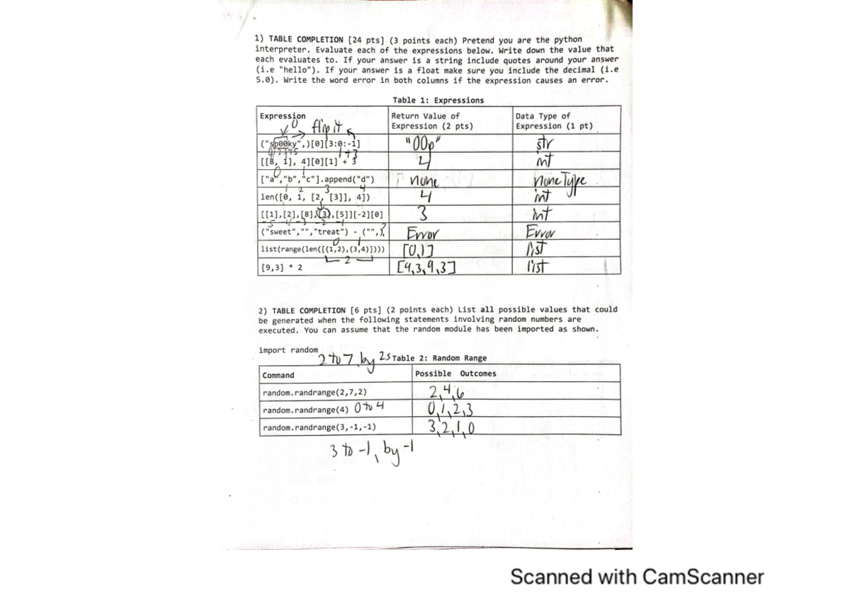 Fall 2019 Practice Exam 1 - CS 1301 - Studocu