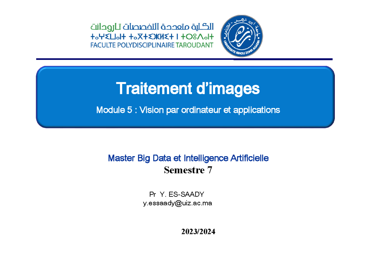 Chapitre 1 - cours - Vu Pham Traitement d’images ####### Module 5 ...