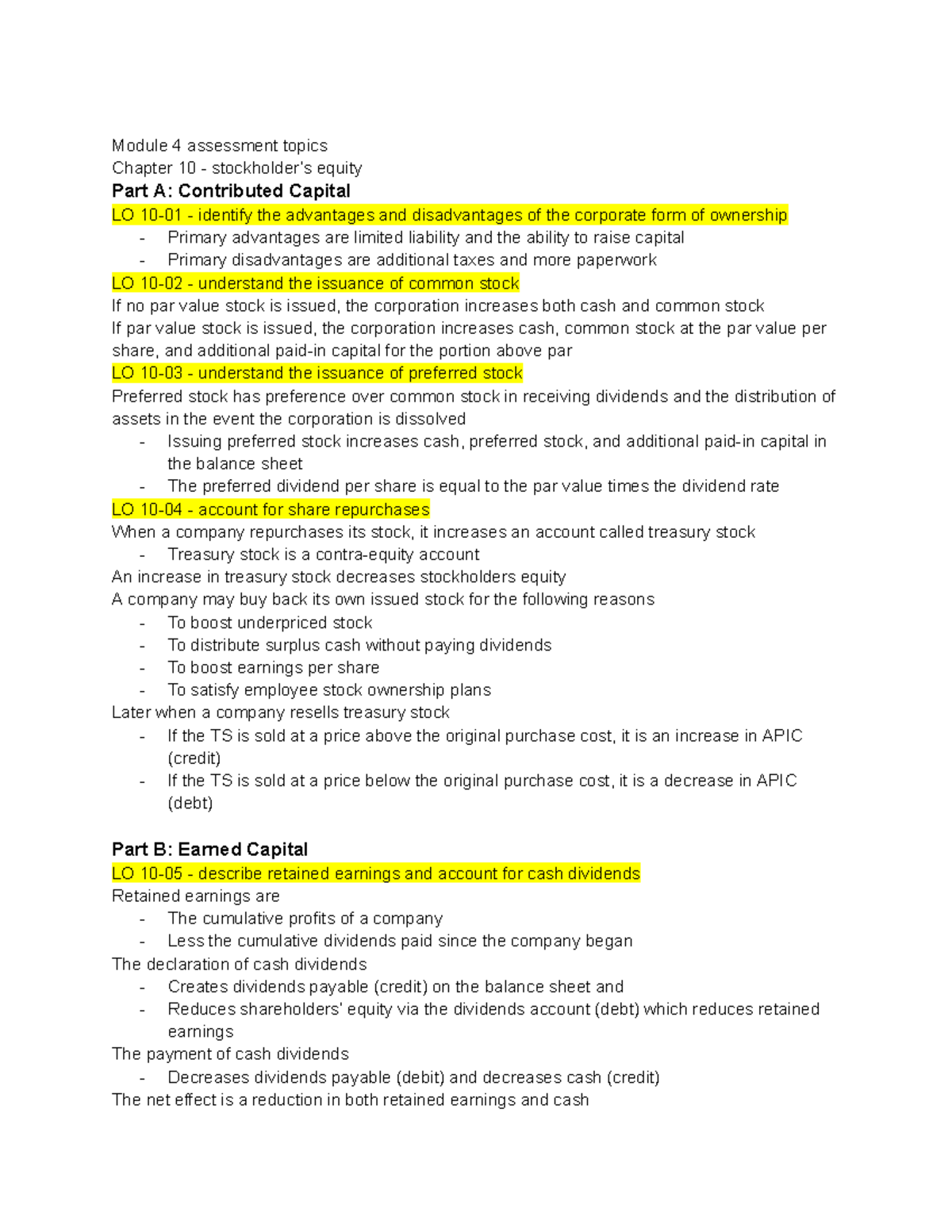 A304 Exam 4 study guide - Module 4 assessment topics Chapter 10 ...