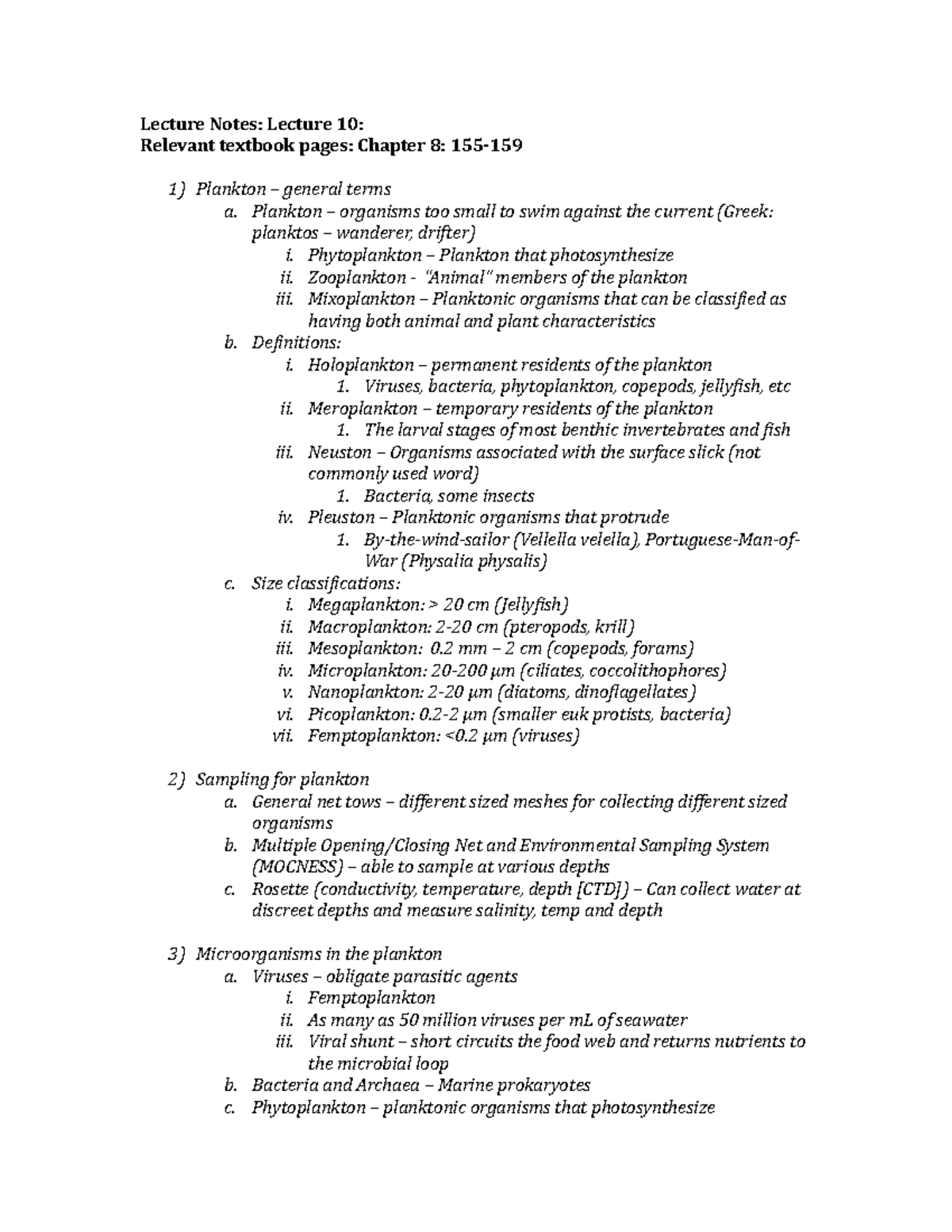 Lecture Notes Spring 22 9 Lecture Notes Lecture 10 Relevant Textbook Pages Chapter 8 155 