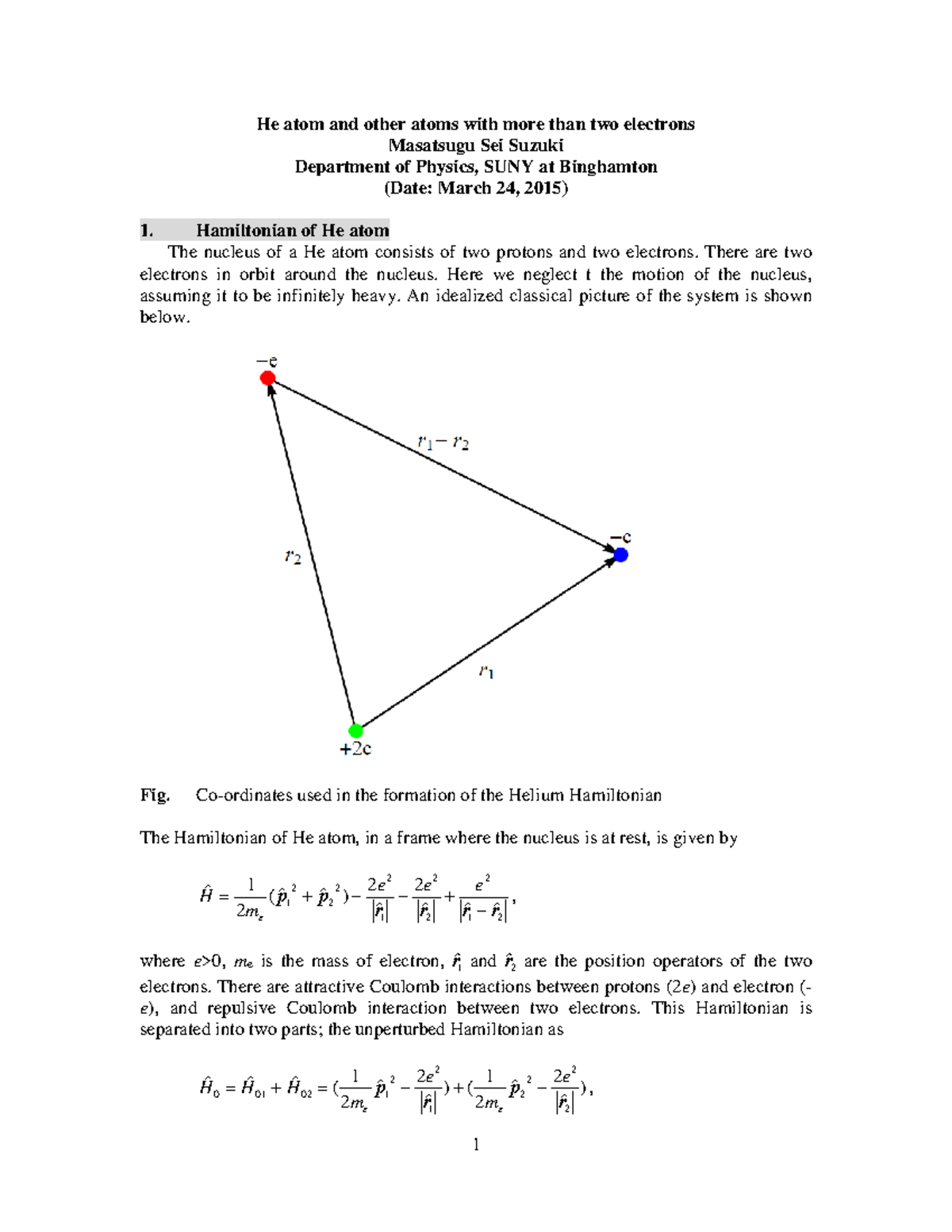8-3 He atoms - sam d,as ,dm asm,dmas, m,d asm,d asm, d,a - He atom and ...