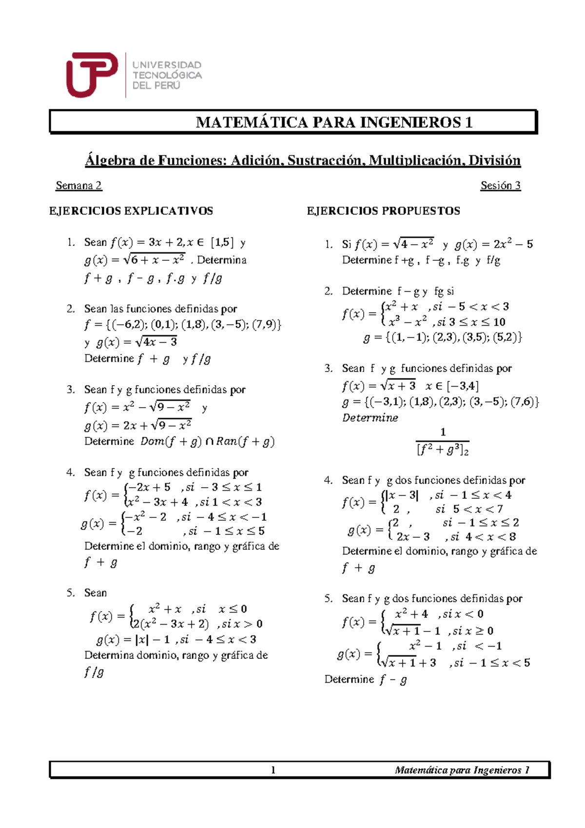 S02 s3 lgebra De Funciones 1 Matem tica Para Ingenieros 1 s02-s3-lgebra-de-funciones-1-matem-tica-para-ingenieros-1