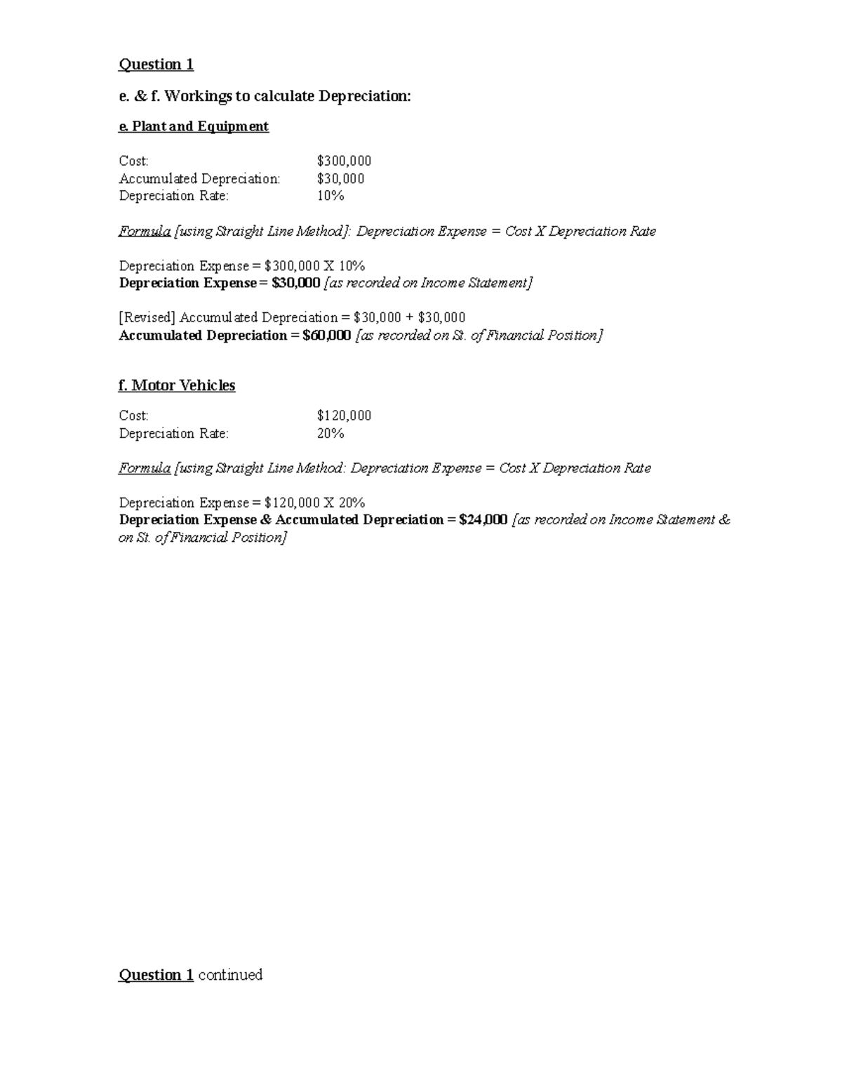 Diploma in Commerce (Human Resource Management) - Accounting - Answer ...