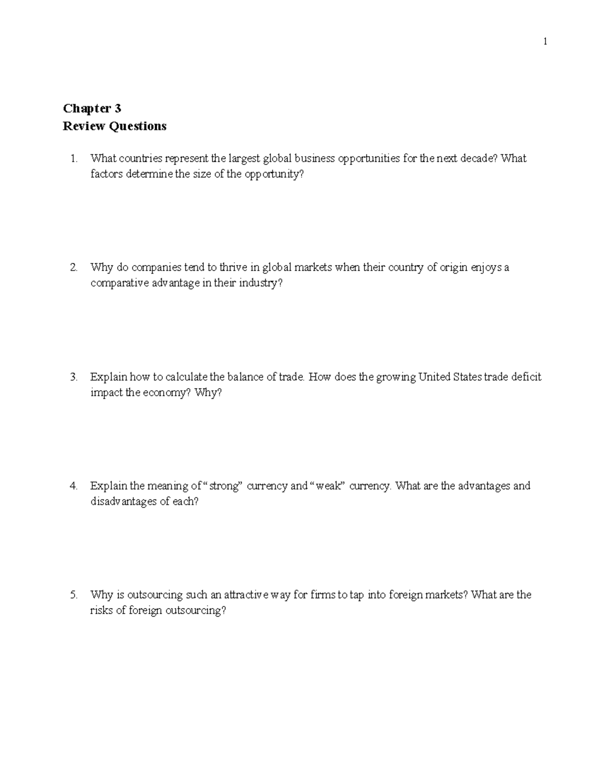 Chapter 3 Review Questions - 1 Chapter 3 Review Questions What ...