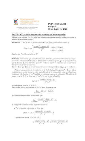 6 - Calculo III ejercicios integrales multivariable - **C¡LCULO III ...