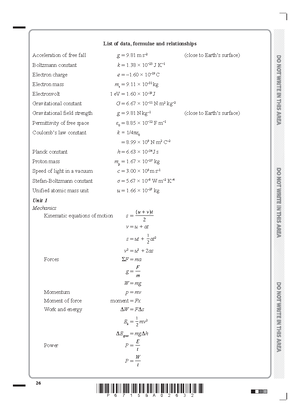 Mathematics Formulae Booklet - Pearson Edexcel International Advanced ...