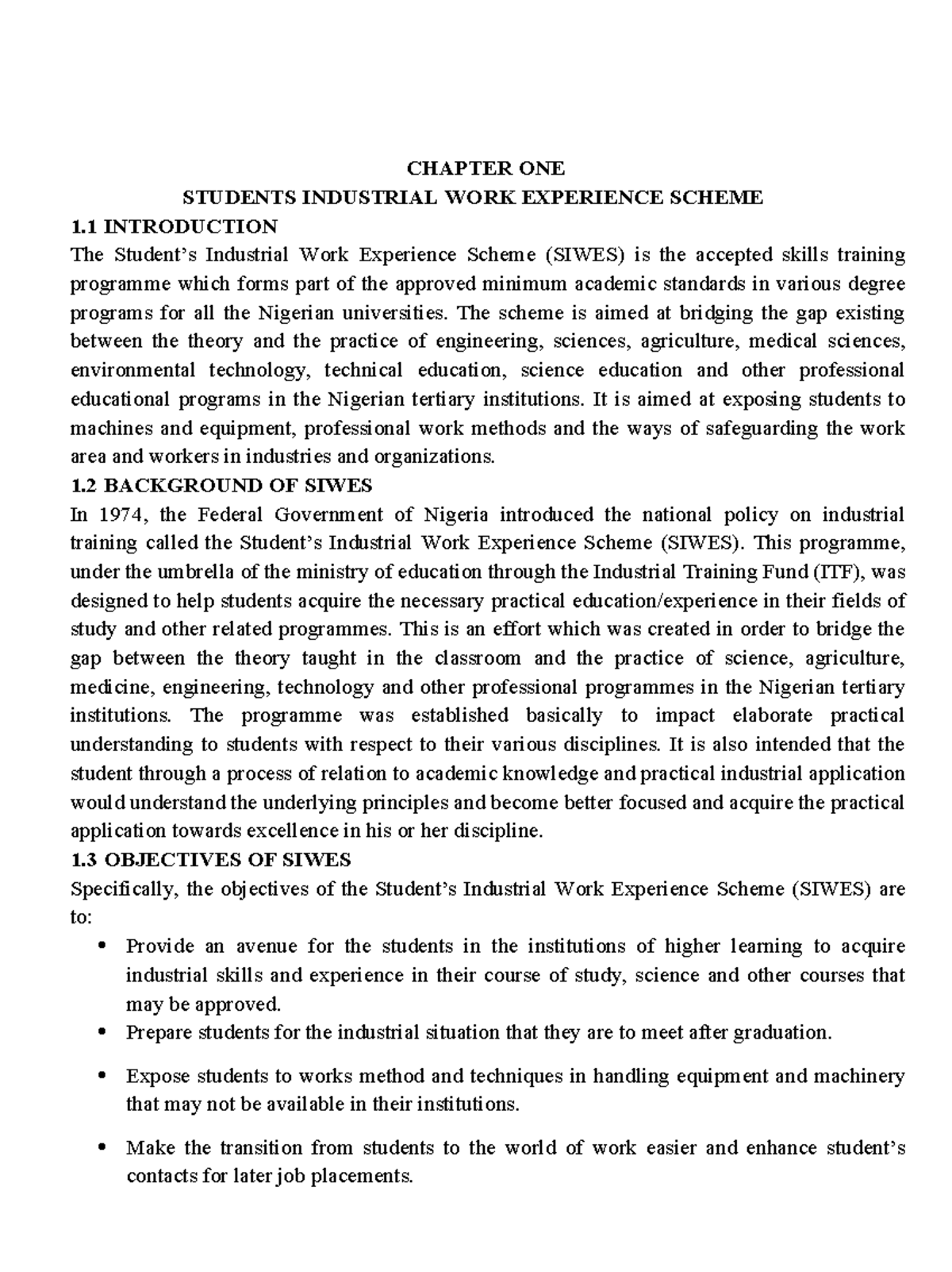 Siwes Report - Summary Essential Cell Biology - CHAPTER ONE STUDENTS ...