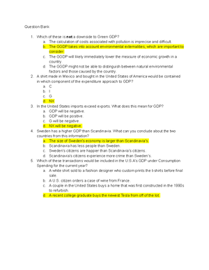 Answers ECON 2105 MT 1 Practice Problems - ANSWERS: ECON 2105 MT 1 ...