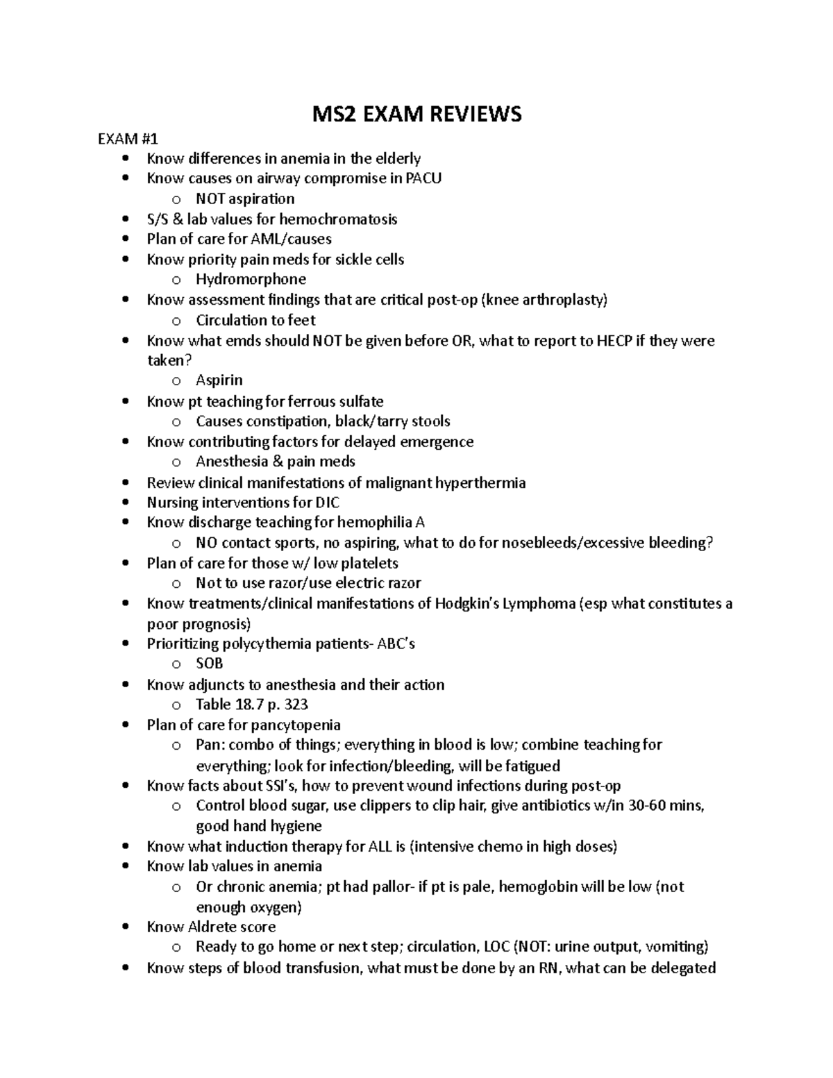 MS2 Exam Reviews Lewis s Medical Surgical Nursing 11th Edition MS2