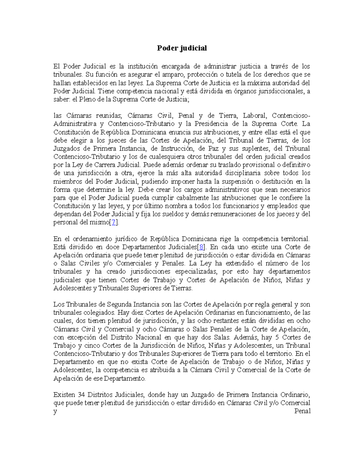 Poder judicial esquema - Poder judicial El Poder Judicial es la ...